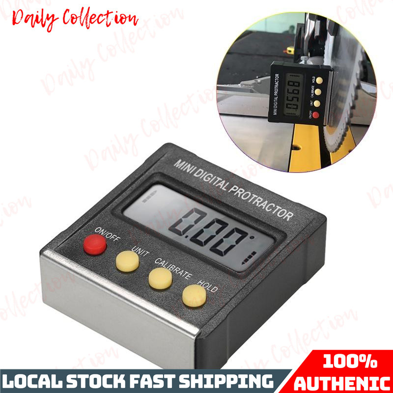 Mini Digital Protractor Inclinometer 360 Degree LCD Display Electronic ...