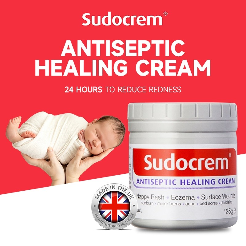 Authentic SUDOCREM Antiseptic Baby Skin Healing Cream Nappy Rash Relief ...