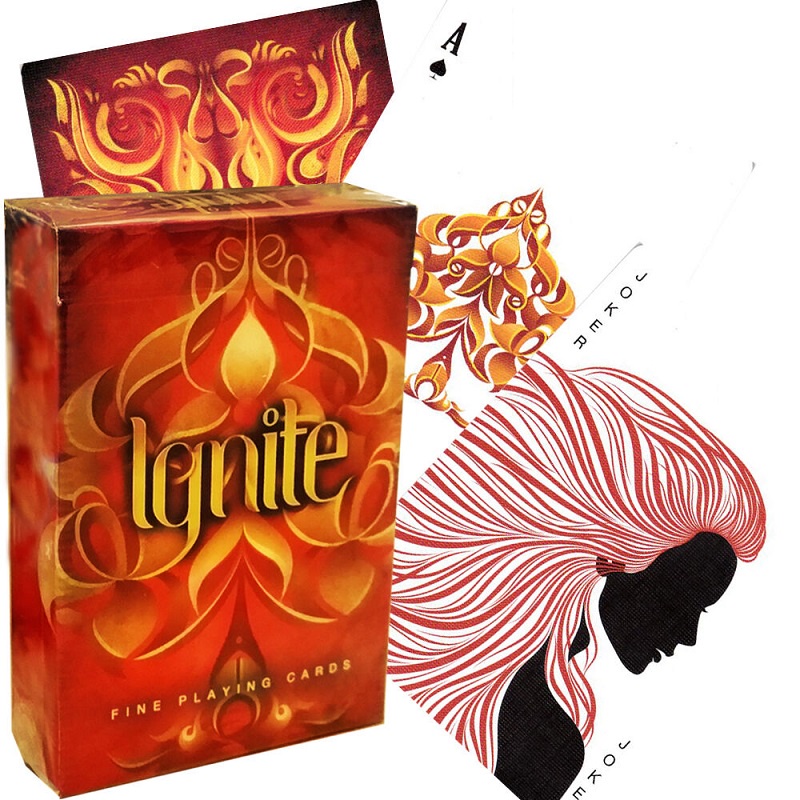 Ellusionist Ignite Playing Cards Fire Deck Card Games Magic Tricks | Shopee Philippines
