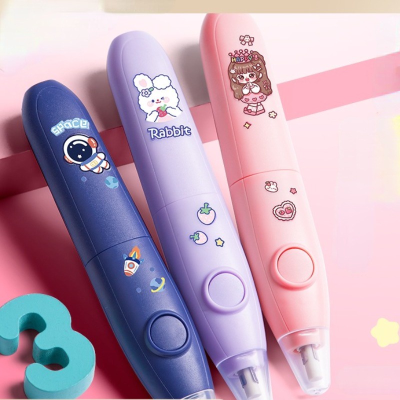 Creative cartoon electric rechargeable eraser cute exam wipe clean ...