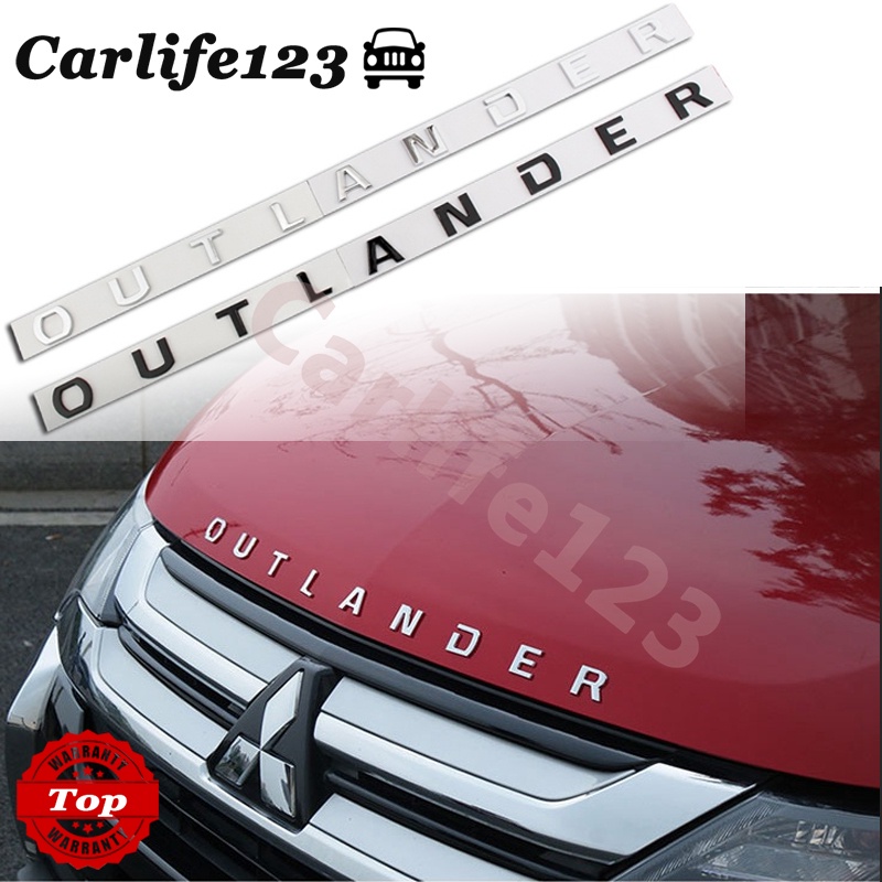 Mitsubishi Outlander Letter Sticking Head Cover Logo OUTLANDER Before ...