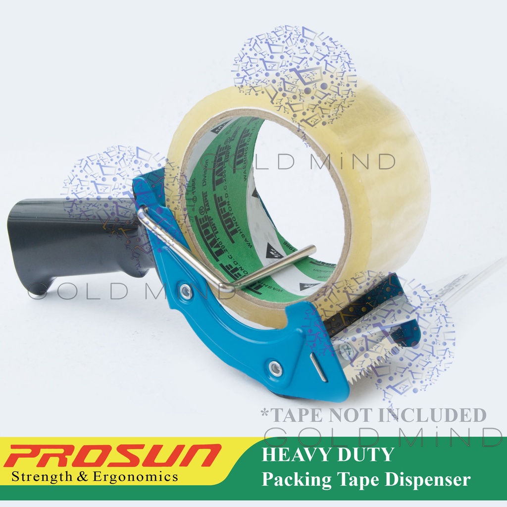 Prosun Packaging Tape Dispenser ORIGINAL Prosun Heavy Duty Anti-Reverse ...