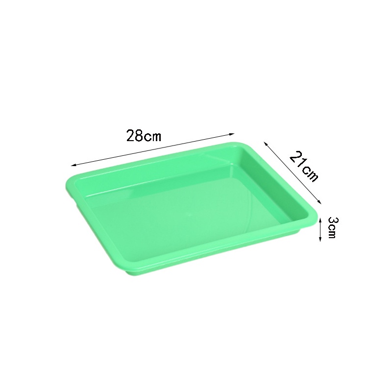 Multicolor Plastic Art Trays - Activity Tray Crafts Organizer Tray ...