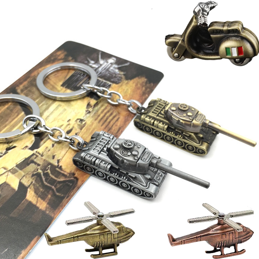 Metal Tank Keychain Game Wot Model Alloy Keyring For Men Creative Car ...