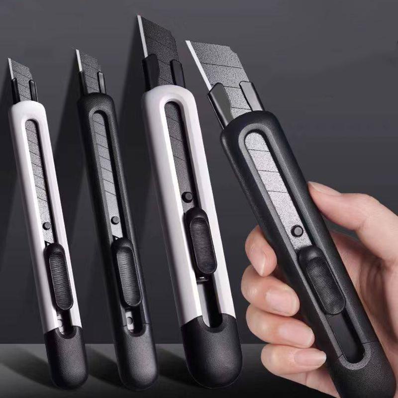 Multi Utility Knife Portable Snap-off Retractable Box Cutter 9mm 18mm ...