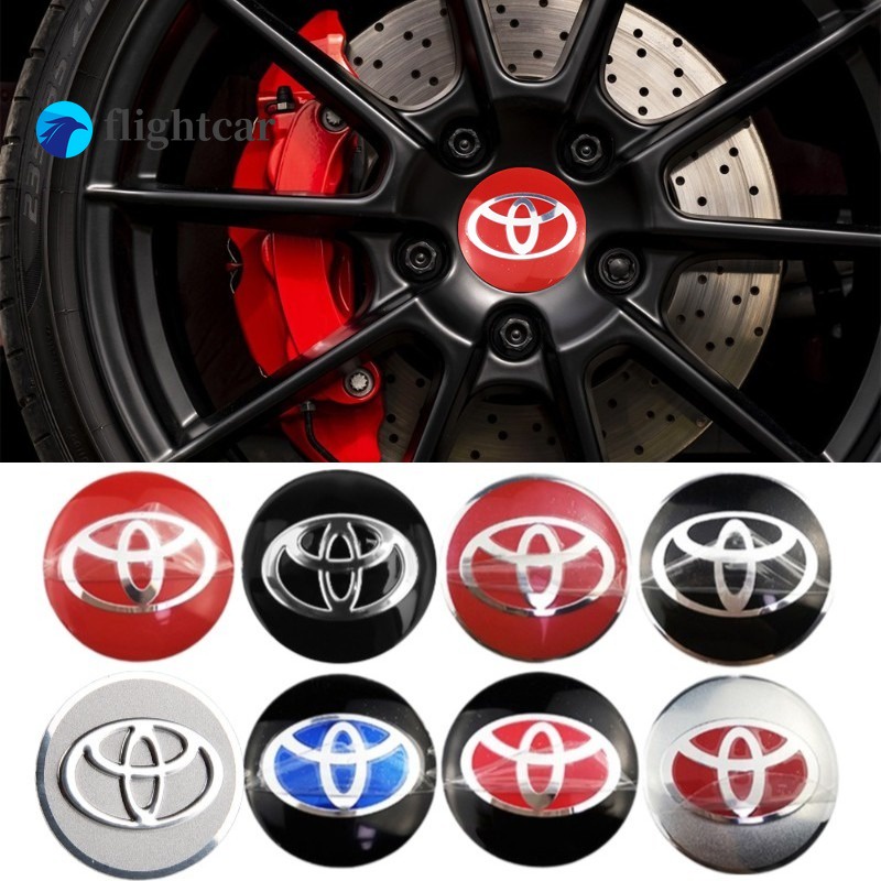 FT 4PCS 56mm Car Wheel Center Hub Cap Sticker Emblem Decal Auto ...