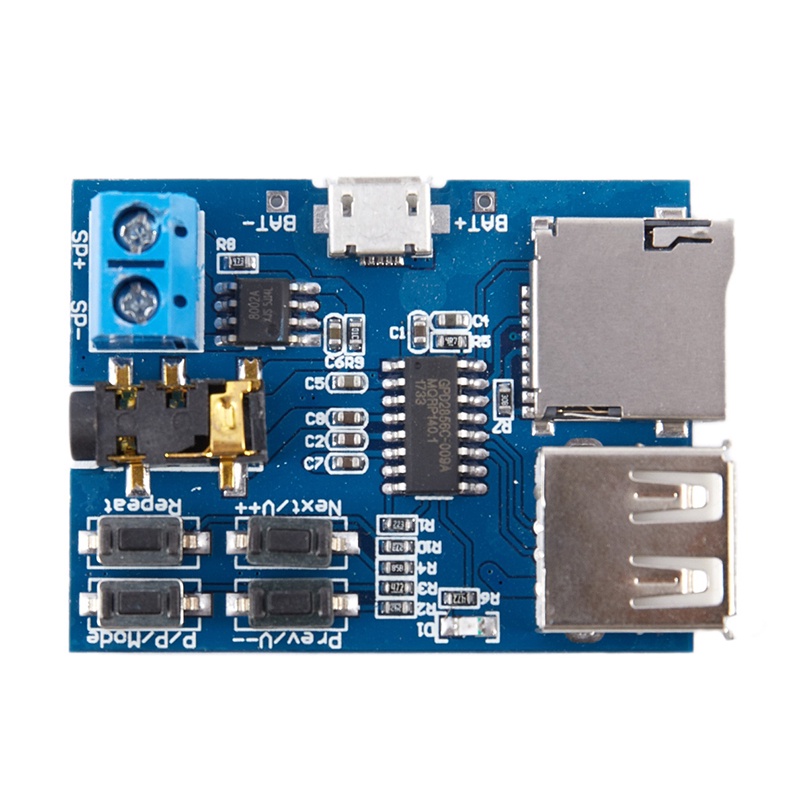MP3 lossless decoding board TF card USB decoding player with built-in ...