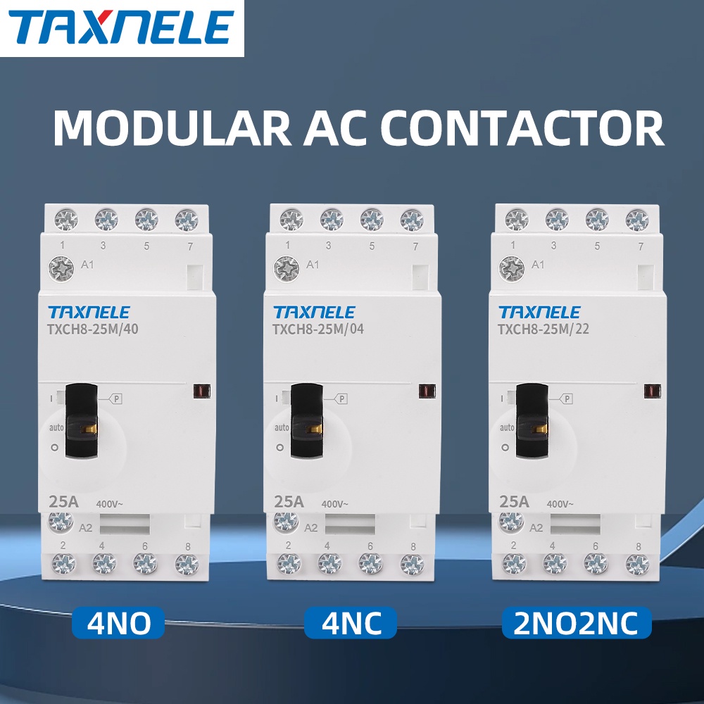 4P 16A 25A 2NC2NO 4NO 4NC 220V/230V 50/60HZ Household Din rail AC ...