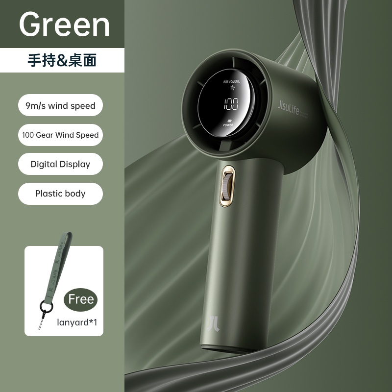 JISULIFE Handheld Fan Pro1 / Pro1S Rechargeable 100 Gear Wind Speed ...
