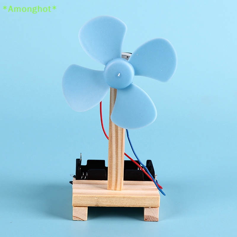 Amonghot> 1Pc Blue DIY Electric Fan Experiment Model Physics Science ...