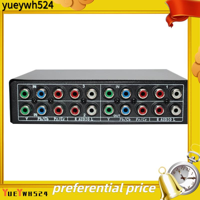 【yueywh524】RGB Component Switch Selector 5 RCA 3-Way YPBPR Cable ...