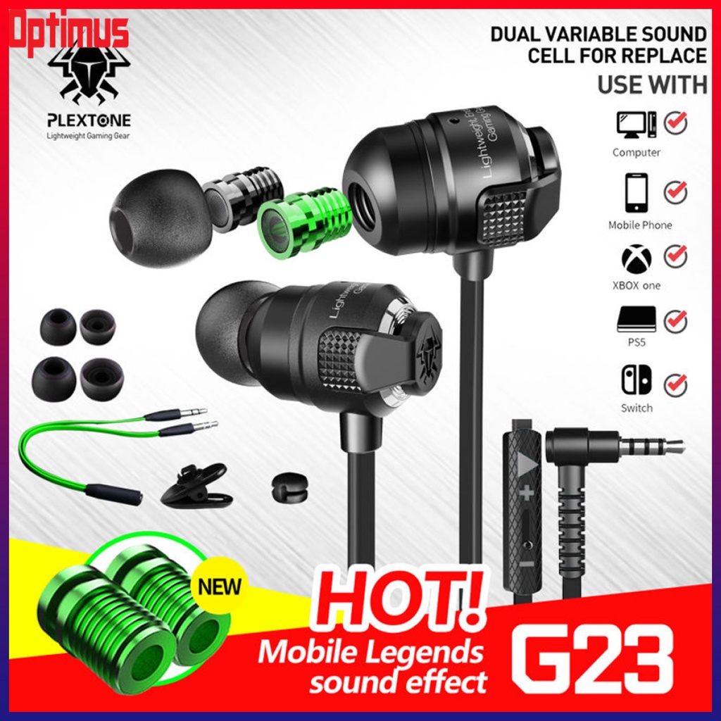 Optimus Depot Plextone G23 Adjustable Dual Variable Sound Gaming ...