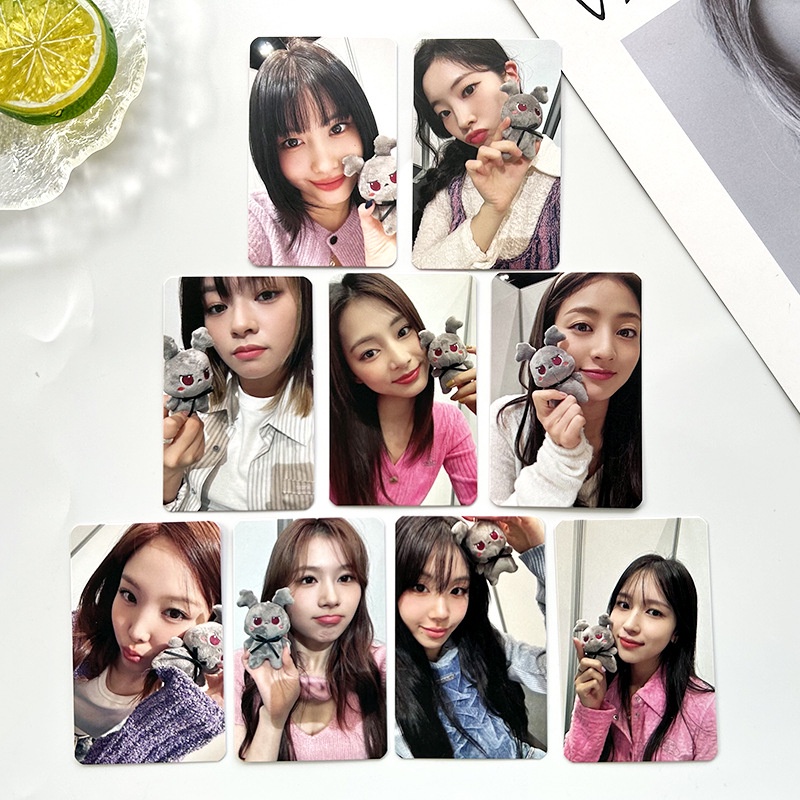 9pcs/set TWICE The 8th Anniversary Photocards Lomo Cards Momo Sana Mina Nayeon Jihyo Tzuyu ...