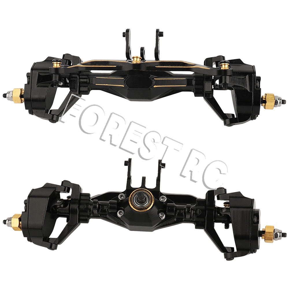 Brass & Aluminum TRX4-M Complete Front Rear Portal Axles with Steel ...