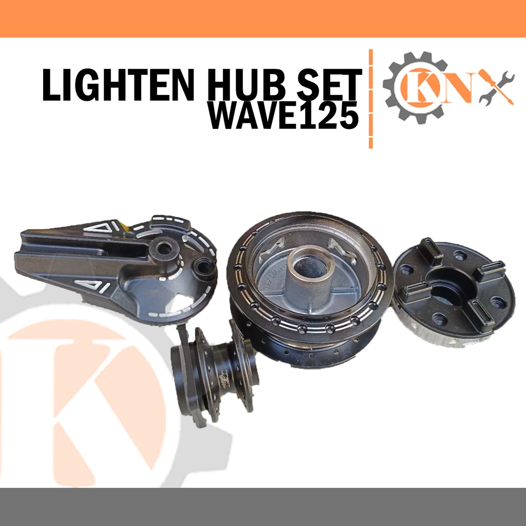 MOTORCYCLE HUB SET FOR WAVE125 LIGHTEN HUB SET | Shopee Philippines
