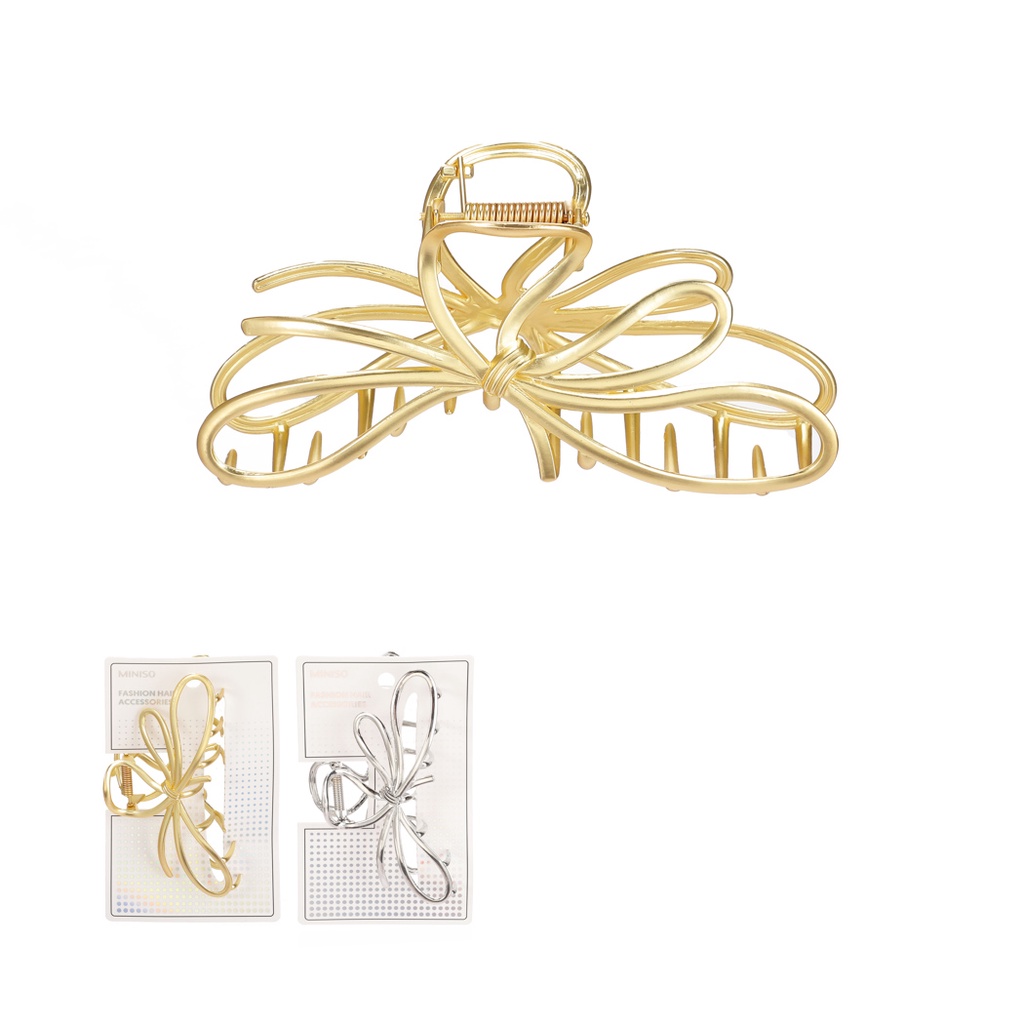 MINISO Fashion Series Bowknot Hair Claw Clip (1 pc) | Shopee Philippines