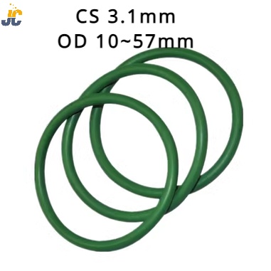 [JC] Green Fluorine Glue O-Shaped Sealing Ring OD10-57mm * CS3.1mm Oil ...