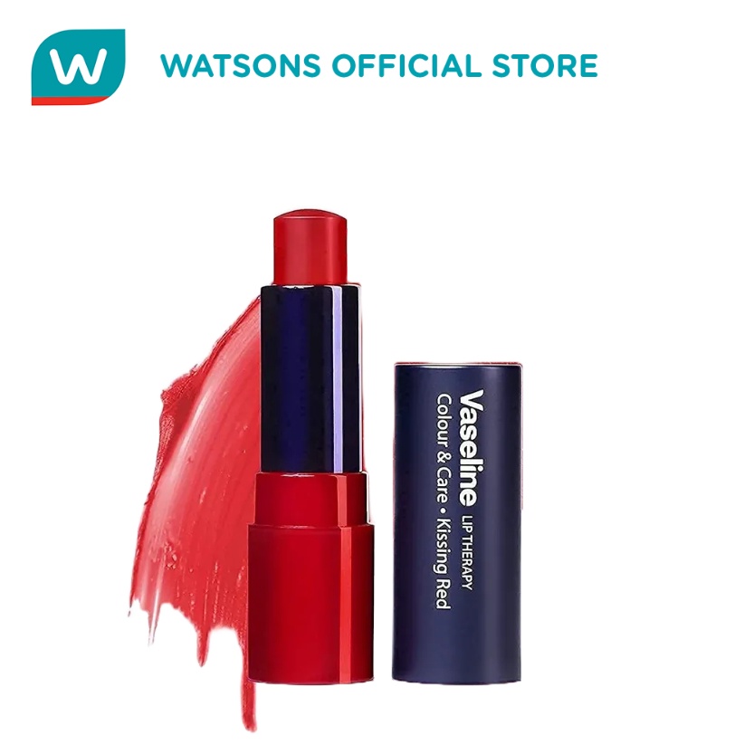 ♞VASELINE Lip Therapy Color and Care - Kissing Red 3g. | Shopee Philippines