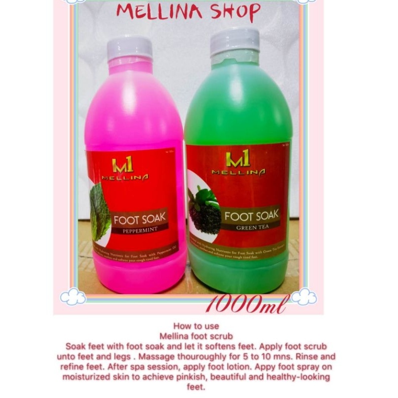 M1 MELLINA FOOT SOAK 1000ml | Shopee Philippines