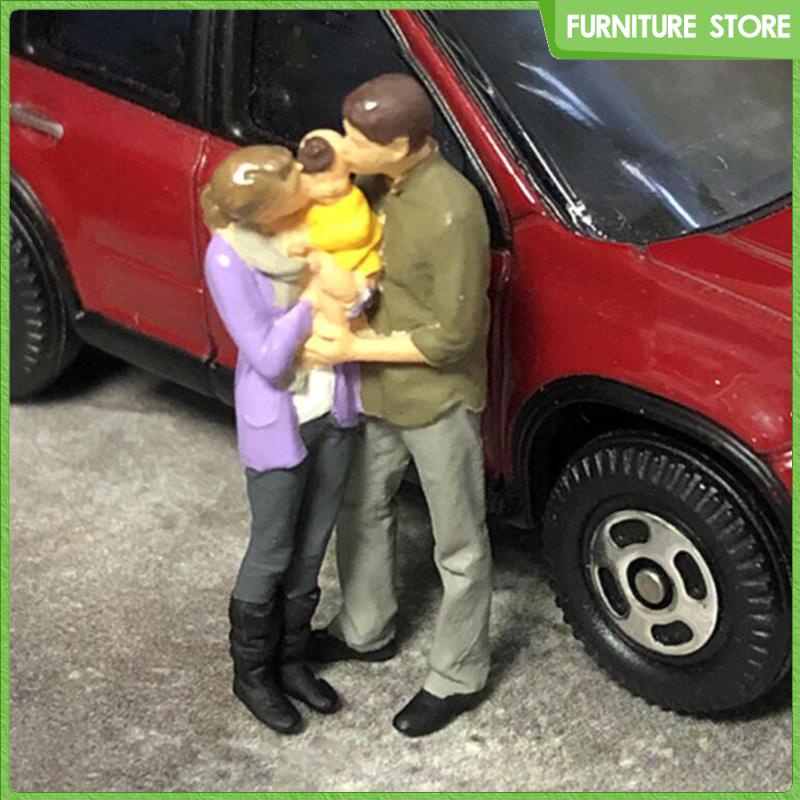 [Wishshopeelxj] 1:64 Scale Figure, Tiny People Model, Resin, Station ...