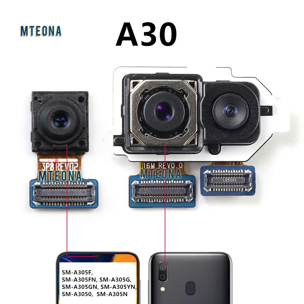 Origi Front Rear Back Camera For Samsung Galaxy A30 A305 Main Facing ...