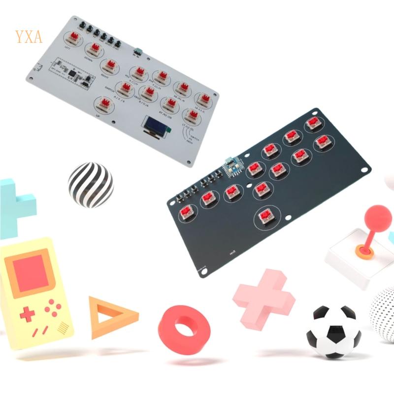 YXA 12 Button Mini Arcade Controller Fight Stick Gaming Controller With ...