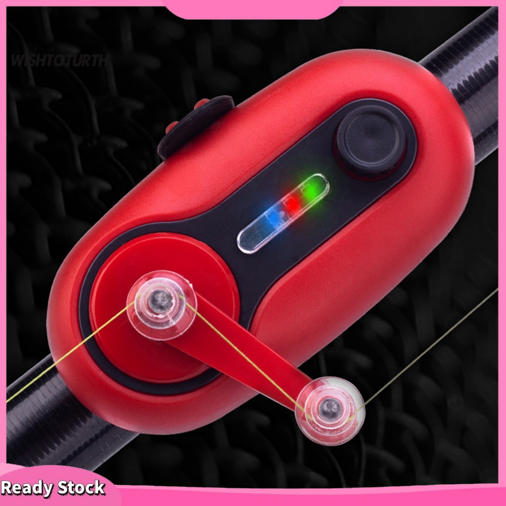 WT| Fishing Bite Alarm Flashing Light High Decibel Beep Sound Anti-slip ...