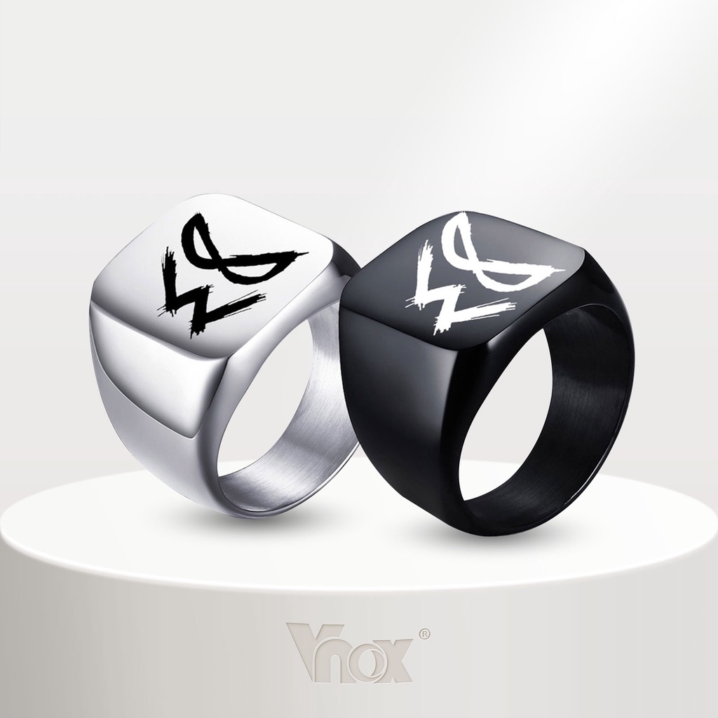 Vnox La Luna Song Symbols SB19 PABLO Ring,Personalized Stainless Steel ...