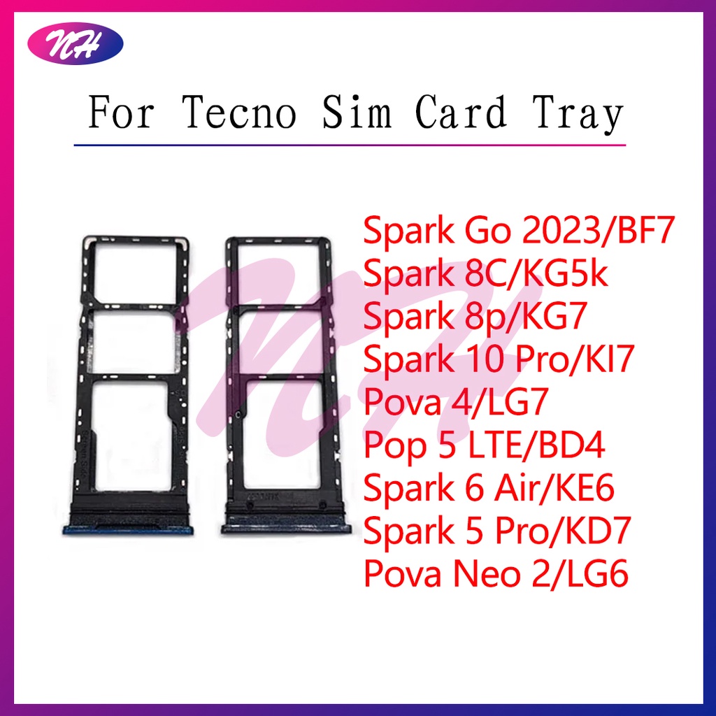 For Tecno Spark Go 2023 BF7 Pop 5 LTE BD4 Spark 8C KG5k Spark 8p KG7 ...