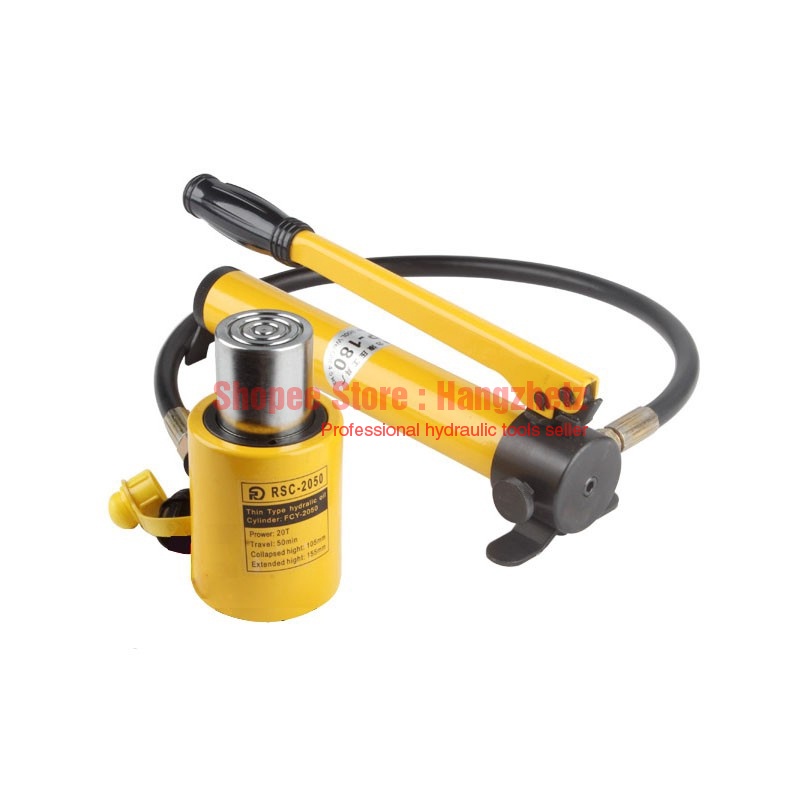 Short hydraulic cylinder, print out RSC-2050 20T, stroke 50mm | Shopee ...