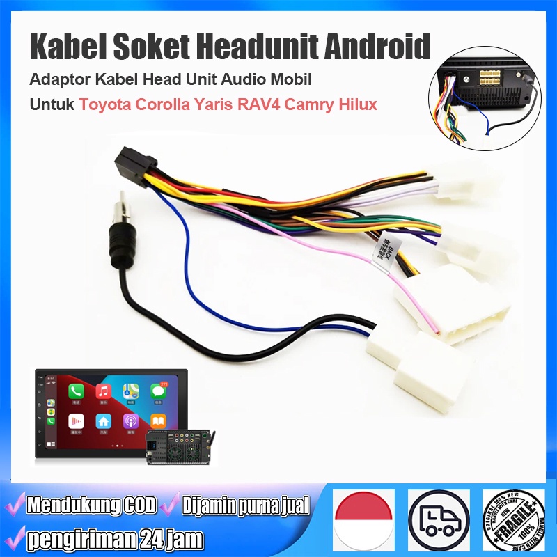 The product is ready for Android Headunit Socket Cable for Toyota ...