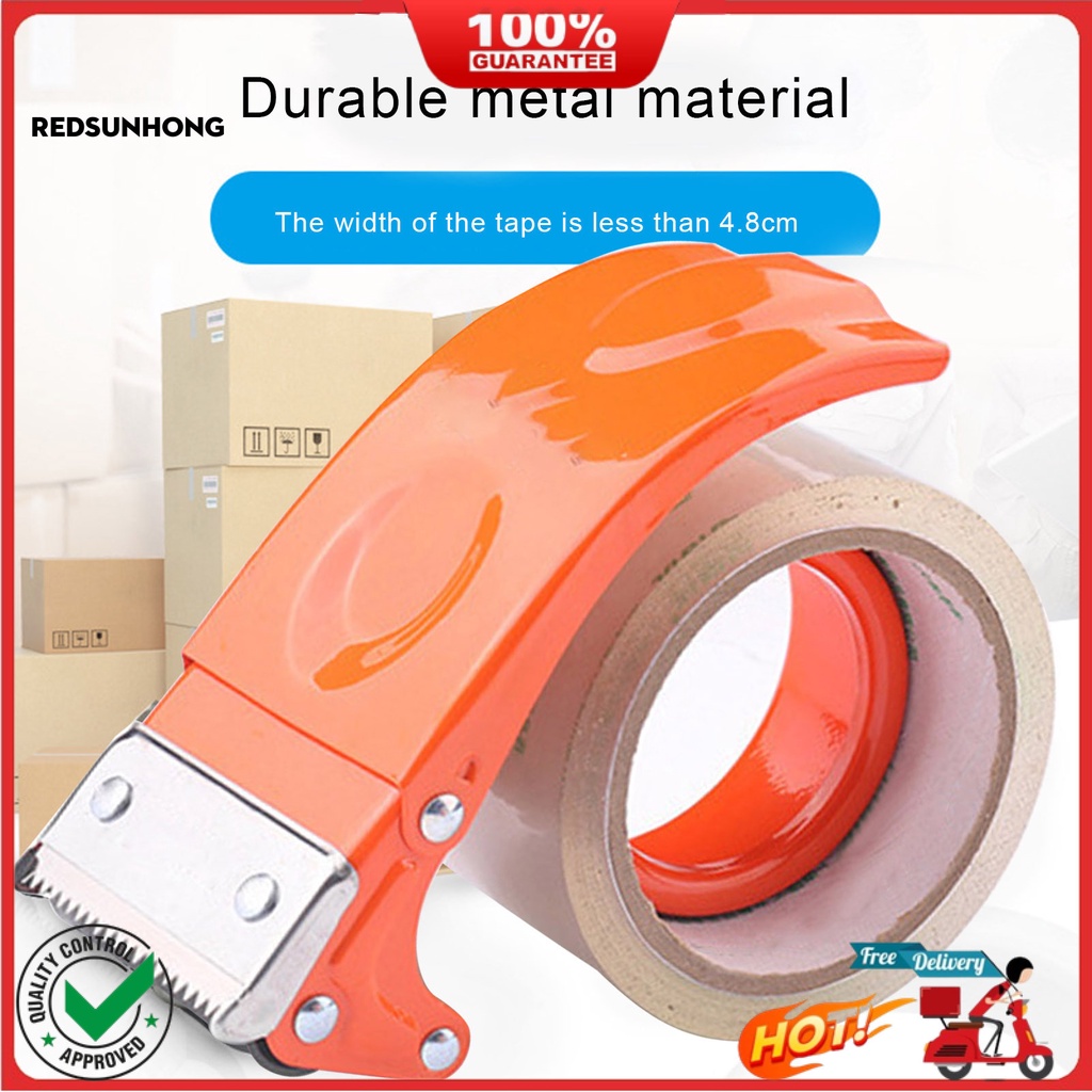 COD Portable Heavy Duty Metal Tape Dispenser Handheld Tape Cutter Tape ...