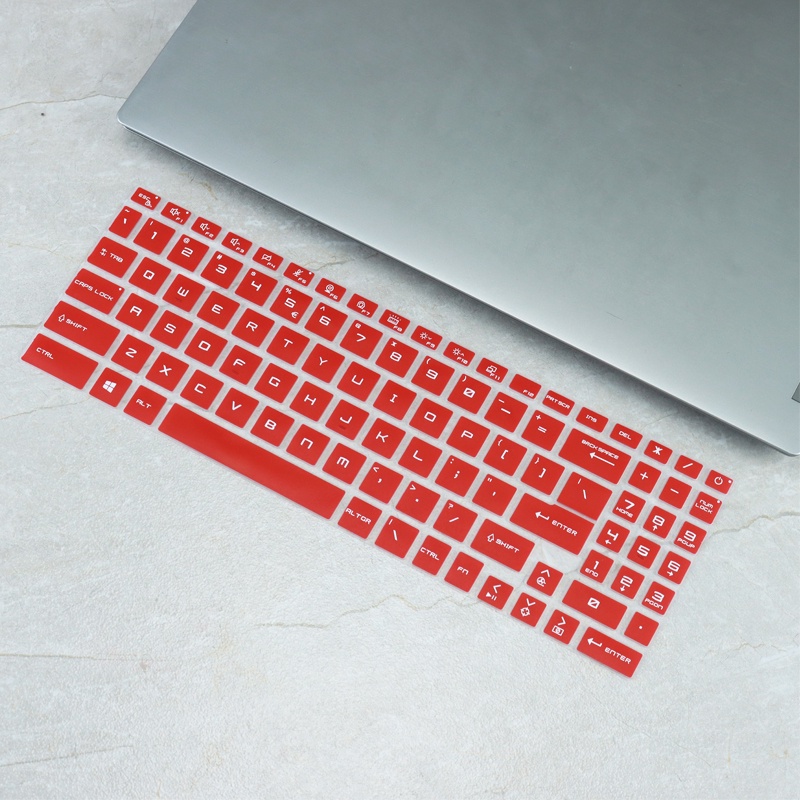 Silicone Keyboard Cover Protector Skin for MSI Katana 15 B12VFK b12v ...