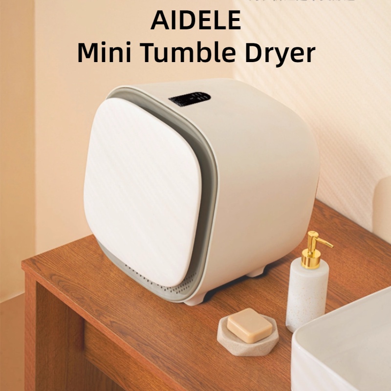 Aidele Mini Drum Dryer clothing drying machine Household front load Dry ...