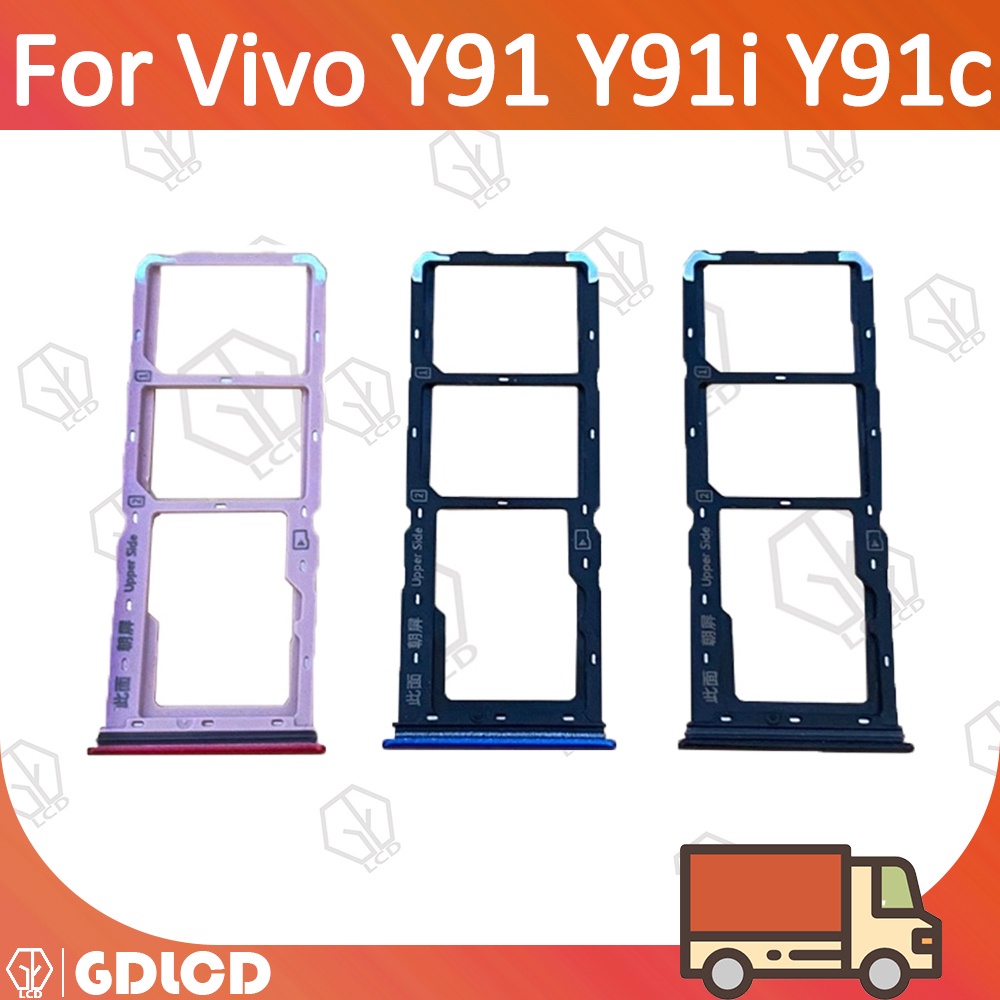 For Vivo Y91 Y91i Y91c Y93 Y93s Y93st Y95 MT6762 Sim Tray Micro SD Card ...