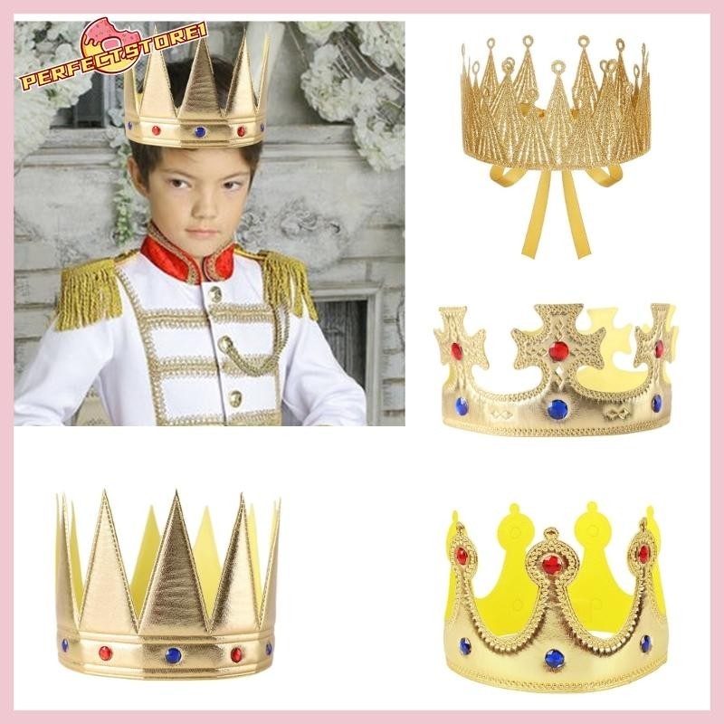perfect Kids Royal King Crown Prince Crown and Tiaras Queen Crown Photo ...