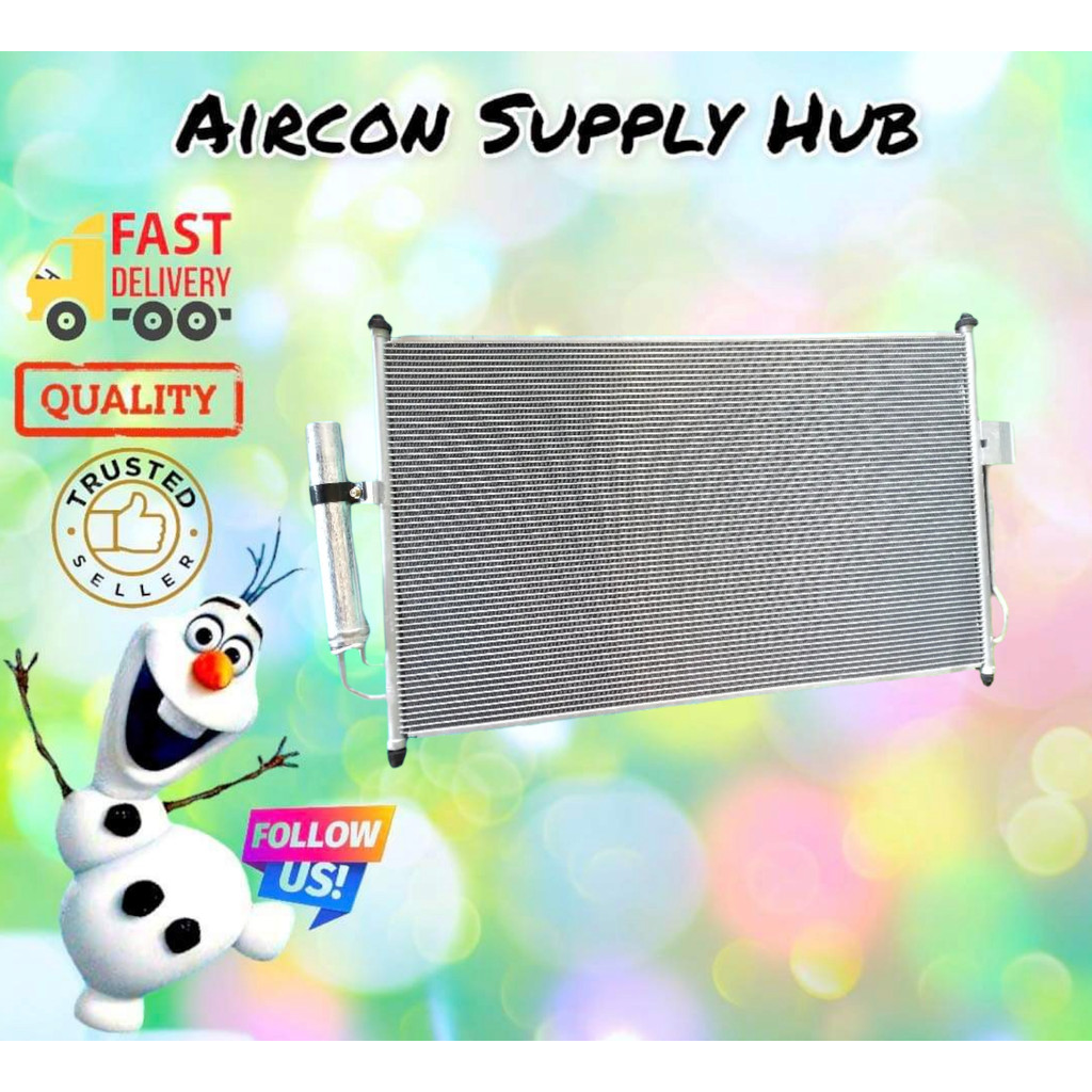 Isuzu Dmax 2014 up Condenser with filter drier Car aircon parts ...