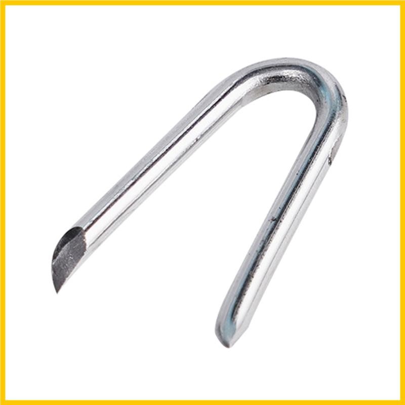 won 200 Pcs Steel Wire Fencing Staple Heavy Duty UShaped Fasteners ...