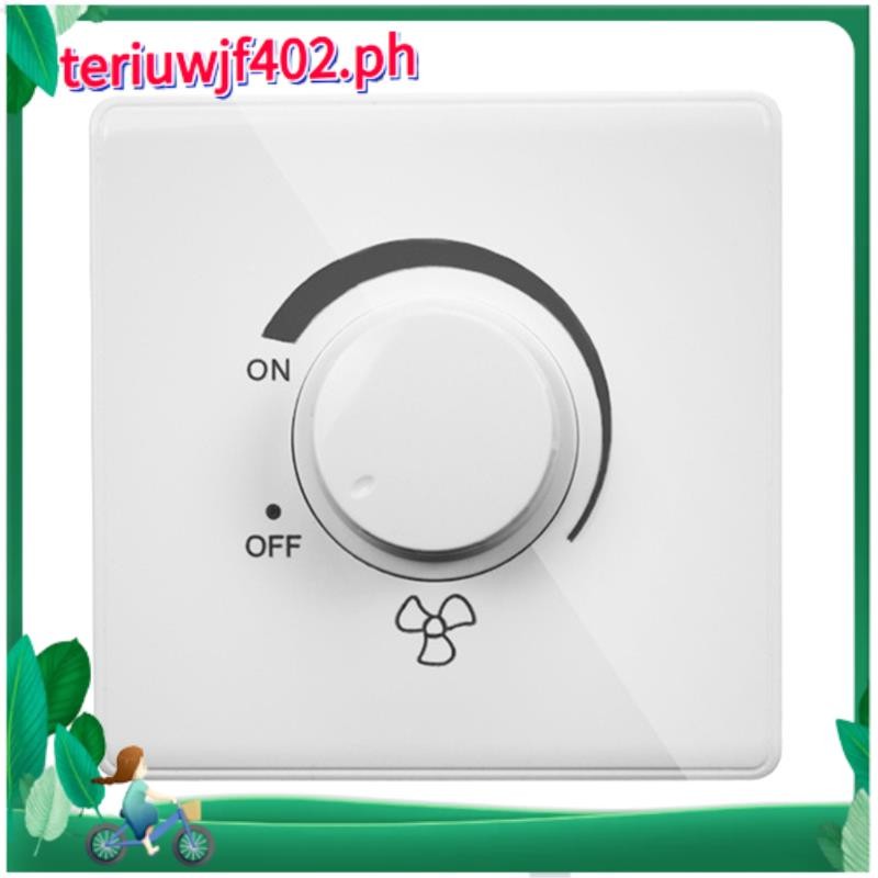 86 Type Ceiling Fan Adjustment Stepless Speed Controller Wall Switch ...
