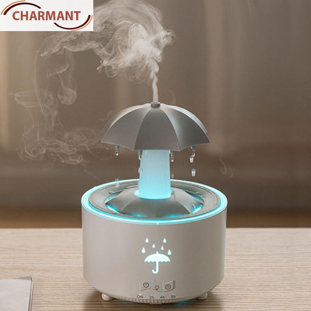 Rotating Umbrella Humidifier with Remote Oil Diffuser for Home Office ...