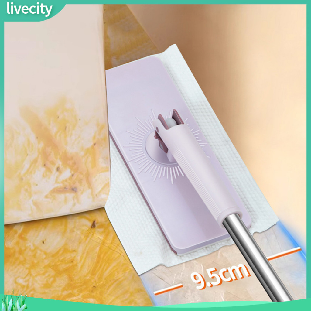 livecity| Automatic Cloth-changing Mini Mop Hands-free Flat Dust Mop ...