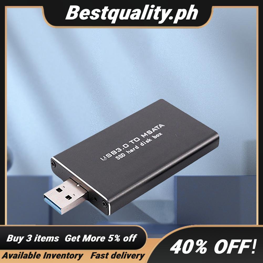 Mini SSD MSATA To USB 3.0 Hard Drive Case 6Gbps SSD Converter Adapter ...