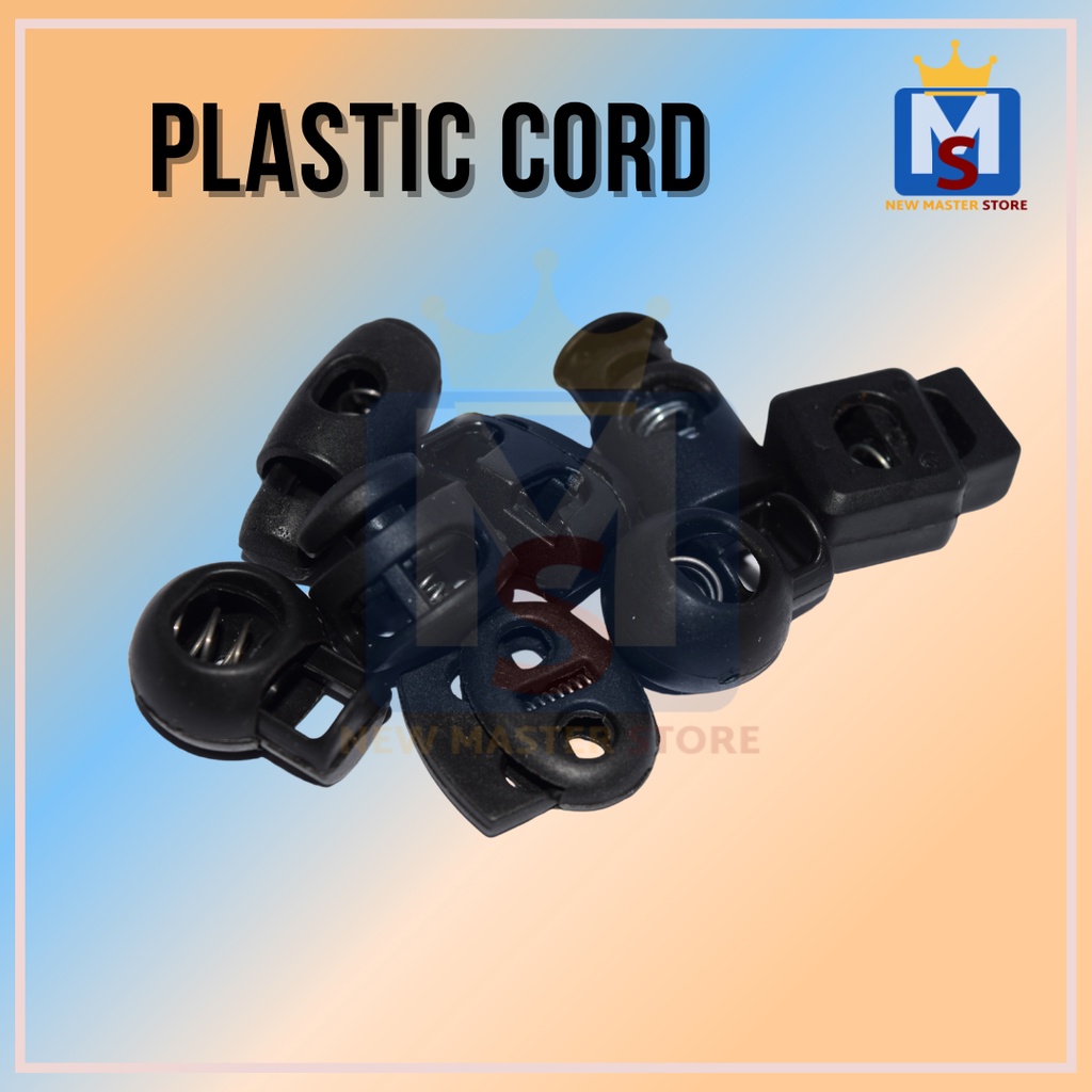 Adjustable Round Toggle Spring Loaded Rope Lanyard Cord Locks / Sold ...