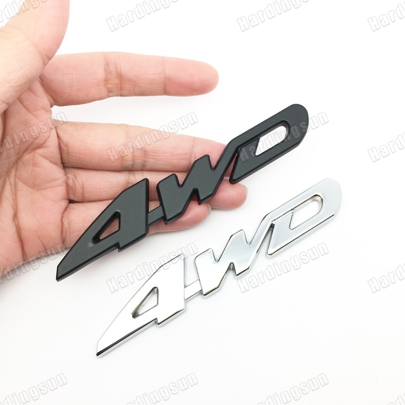 Car styling 3D Metal Sticker 4WD Emblem 4X4 Badge Decal for Honda CRV ...