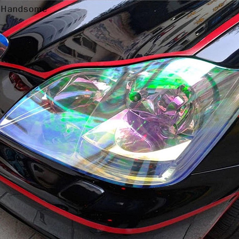 Handsome- Chameleon color changing t vinyl wrap er headlight film car ...