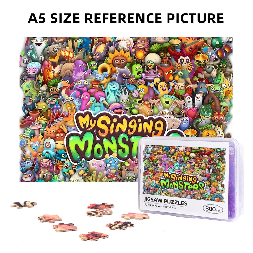 My Singing Monsters DIY Jigsaw Puzzle 300 Pcs Puzzle for Kids Cartoon ...