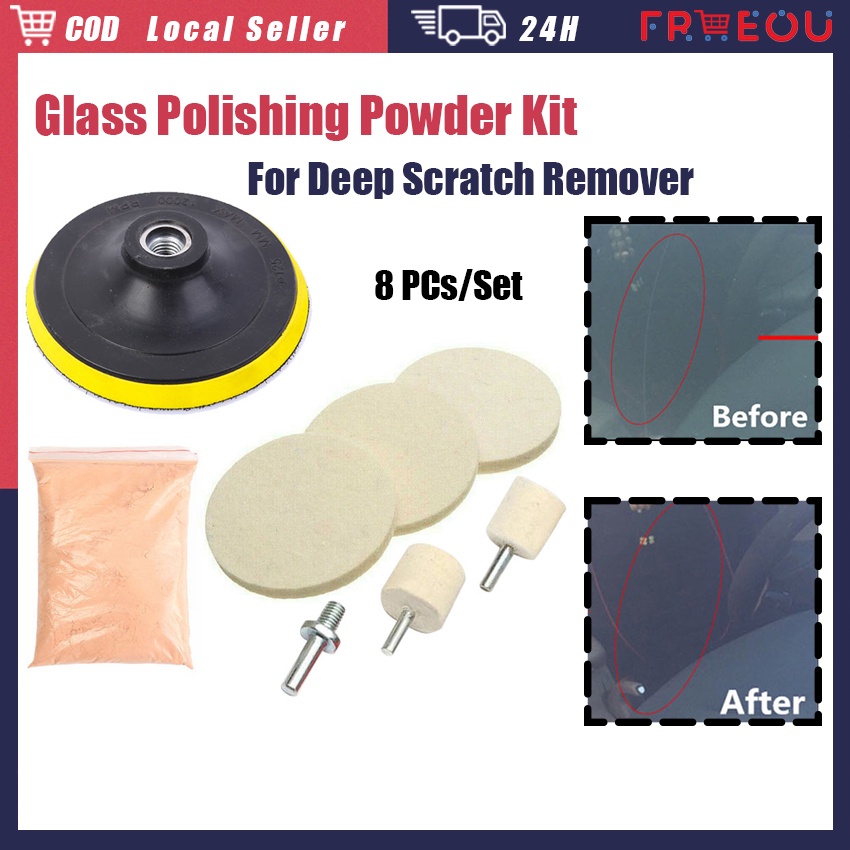 8PCs/Kit 70G Cerium Oxide Powder Auto Window Glass Windshield Polishing ...