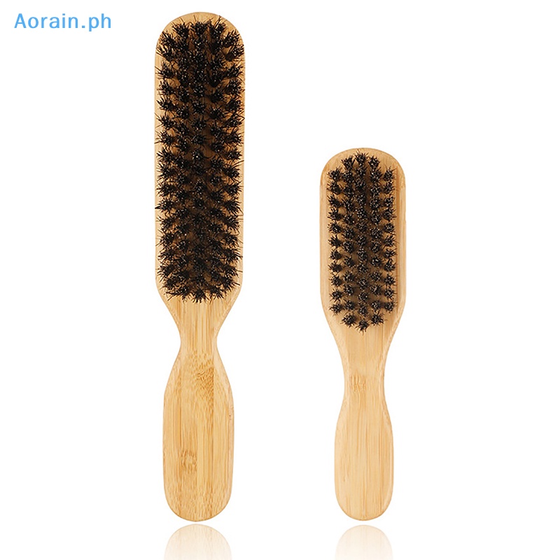 # Fashion New # Wood Handle Boar Bristle Cleaning Brush Hairdressing ...