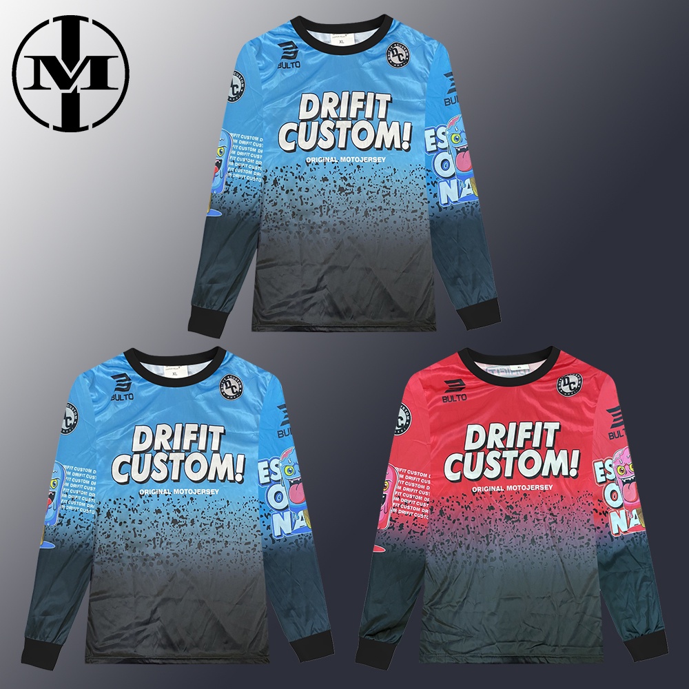 ICM #8031 Long Sleeve Drifit Custom Jersey For Men Motorcycle Sublimation Motor Jersey | Shopee ...