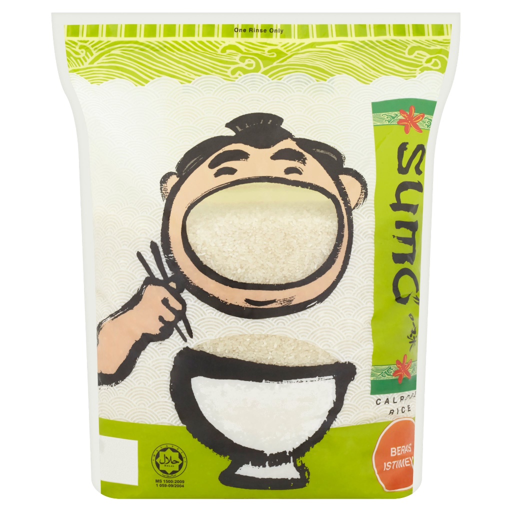 Sumo Calrose Rice (5kg) | Shopee Philippines